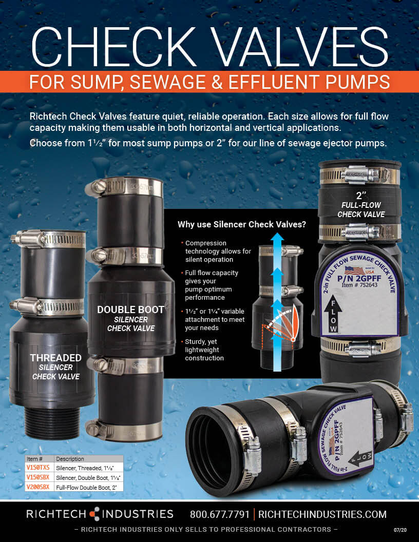 Silencer Check Valve Richtech Industries