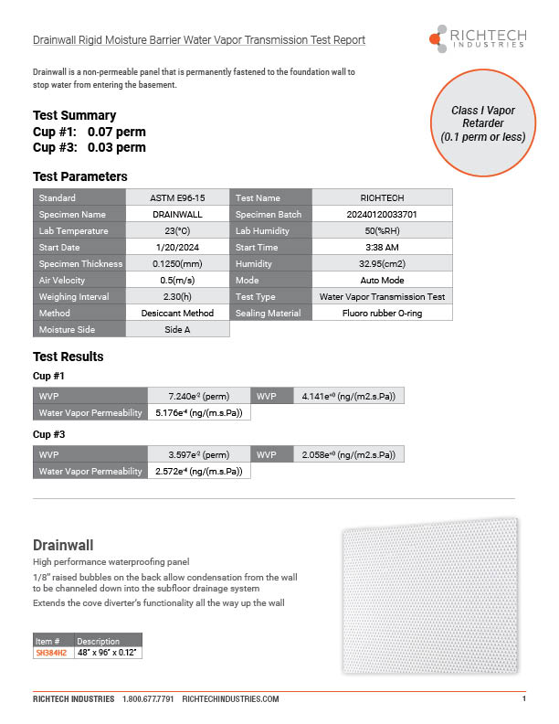 Drainwall - Richtech Industries